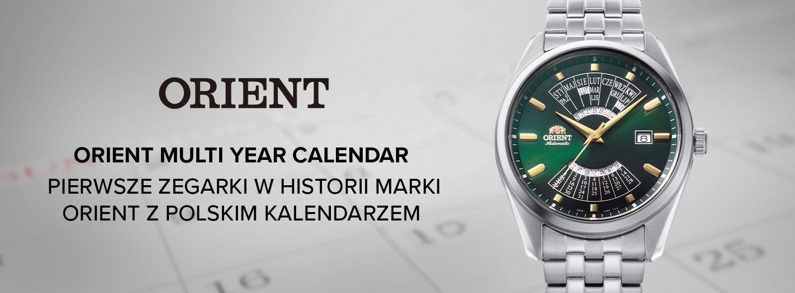 Orient Multi Year Calendar Poland – pierwsze zegarki w historii marki z ...