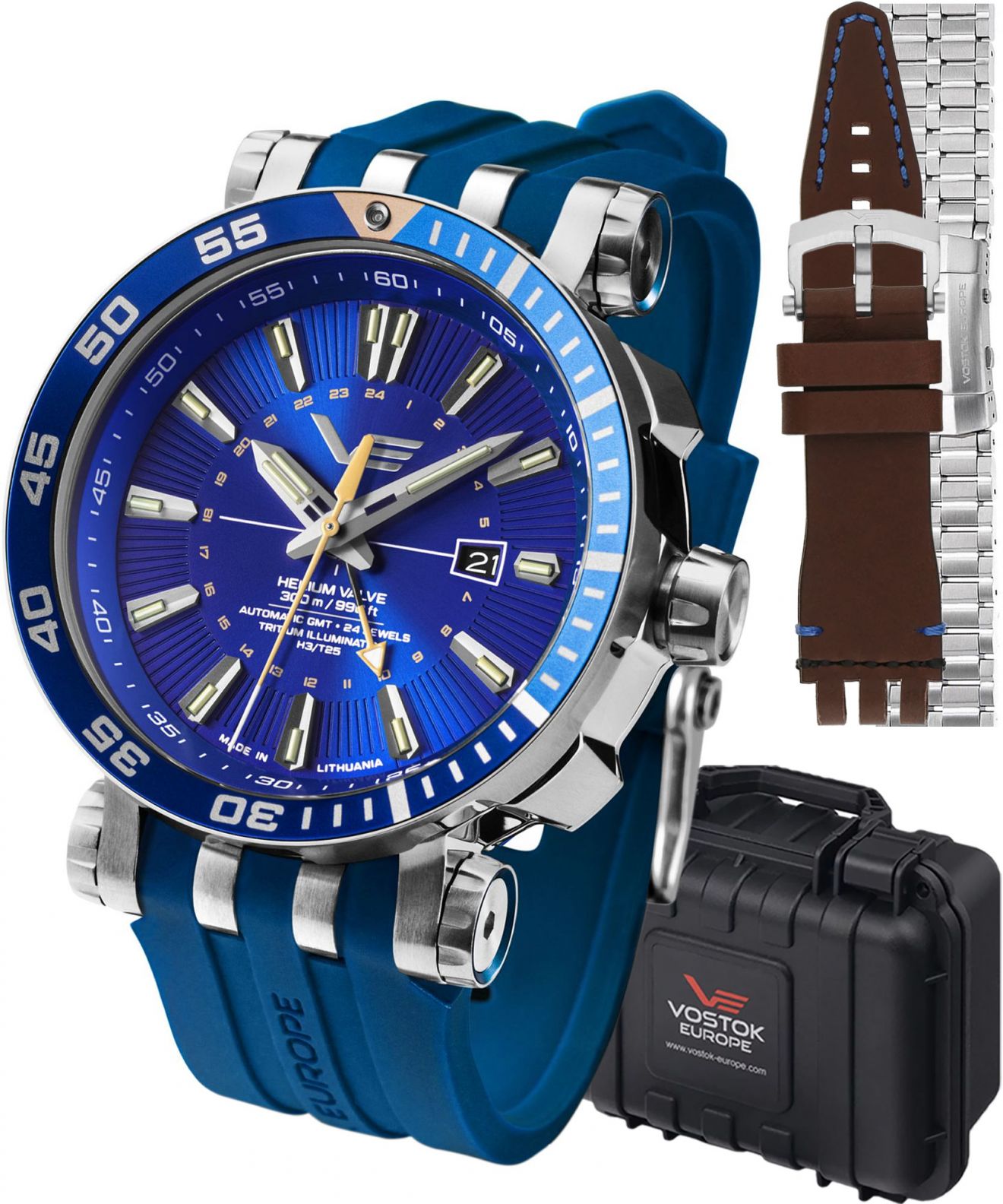 Vostok Europe NH34-575A716-31995 - Zegarek Energia GMT Limited Edition ...