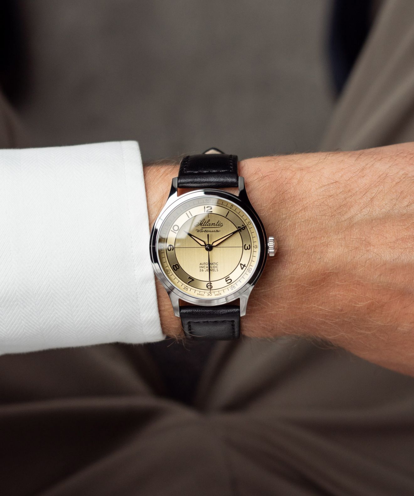 Atlantic 53780.41.39BK - Zegarek Worldmaster • Zegarownia.pl