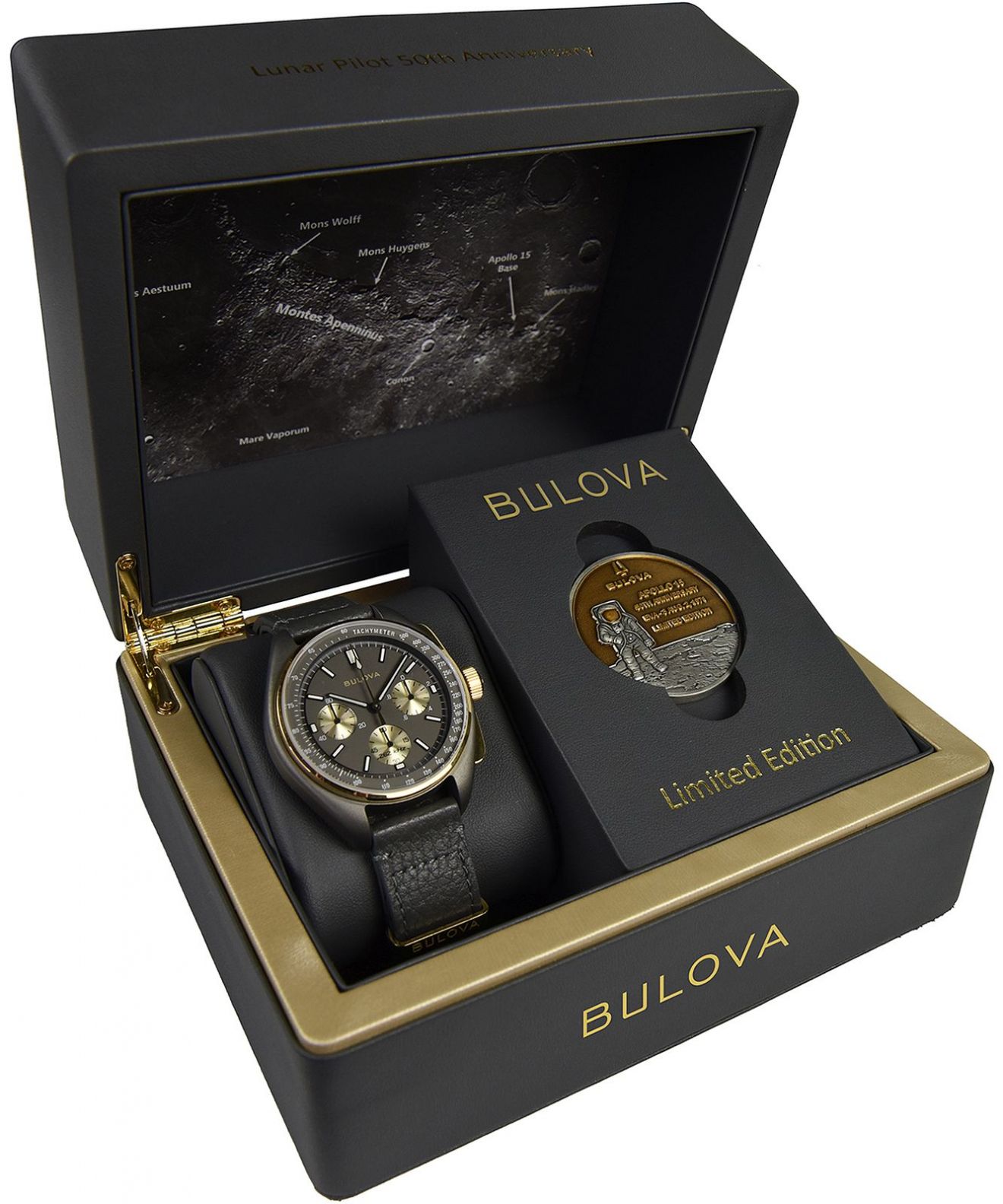 Bulova 98A285 - Zegarek Lunar Pilot Limited Edition • Zegarownia.pl
