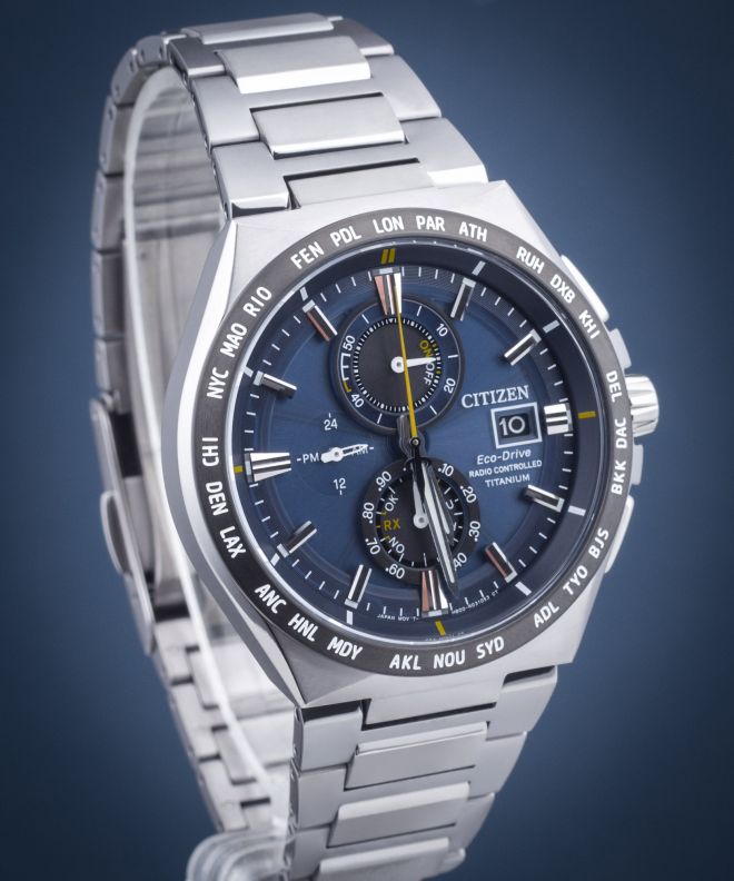Citizen AT8234-85L - Zegarek Radio Controlled Super Titanium Eco-Drive ...