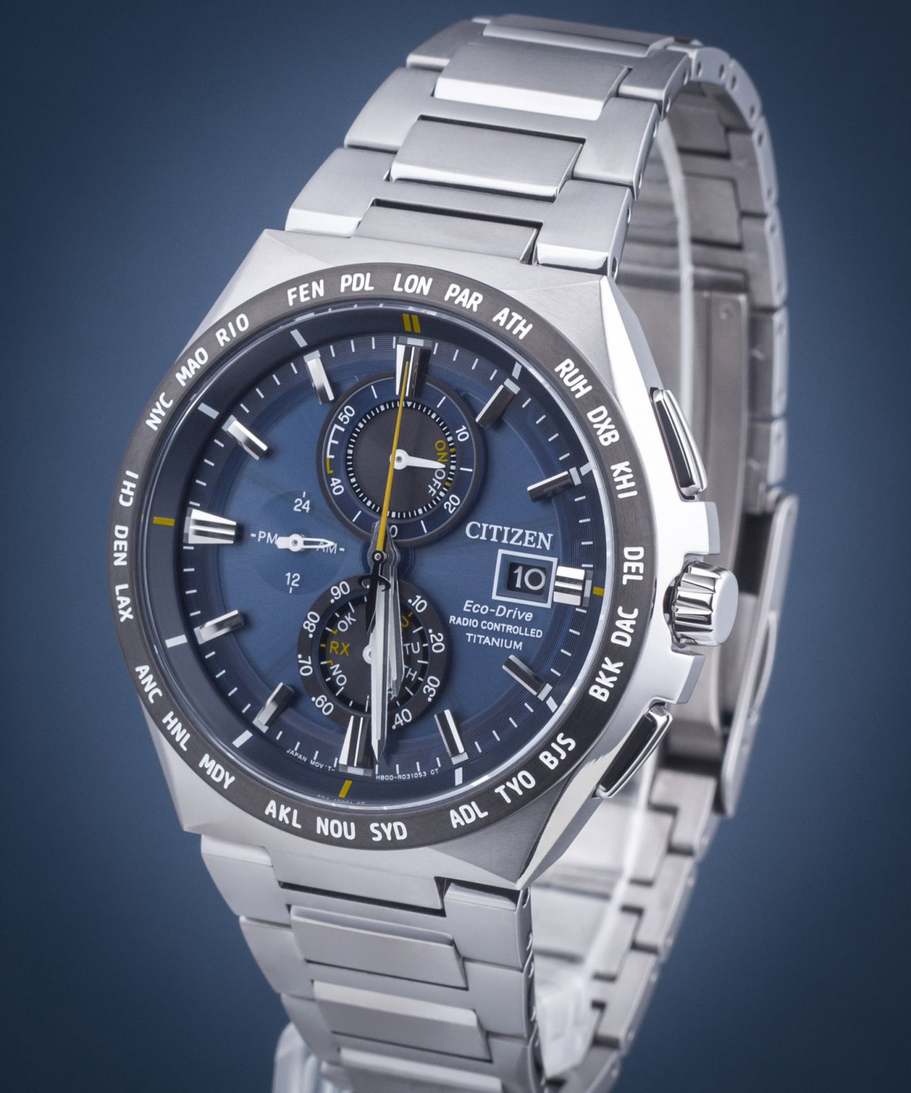 Citizen AT8234-85L - Zegarek Radio Controlled Super Titanium Eco-Drive ...