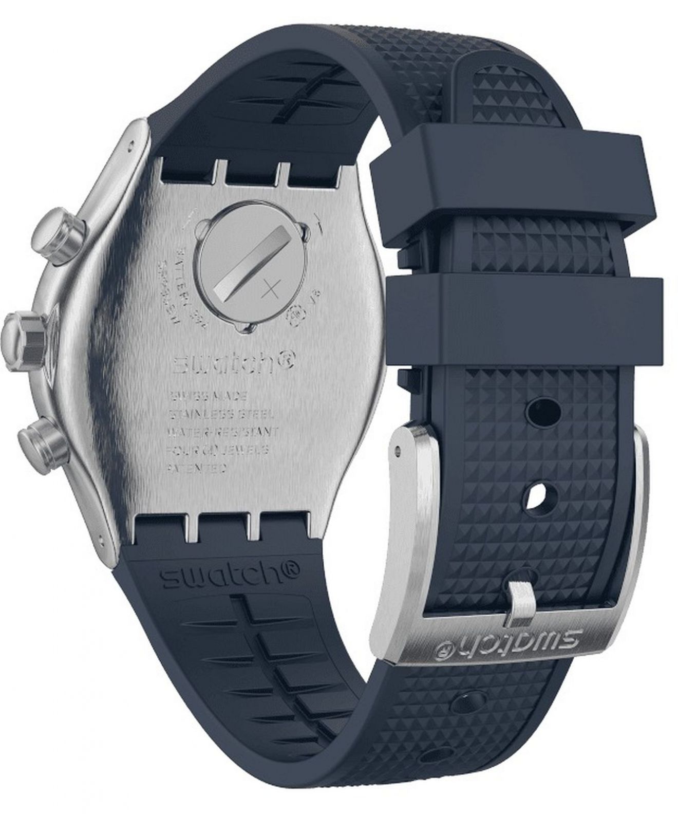 Swatch YVS454 - Zegarek Blue Grid Chrono • Zegarownia.pl