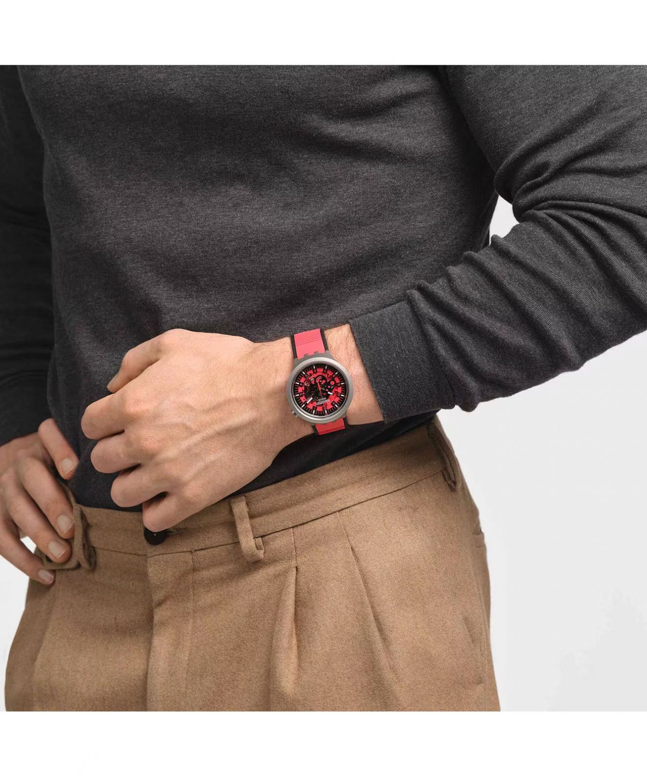 Swatch SB07S110 - Zegarek Big Bold Irony • Zegarownia.pl