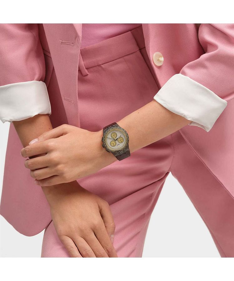 Swatch SUSM100 - Zegarek Golden Radiance • Zegarownia.pl