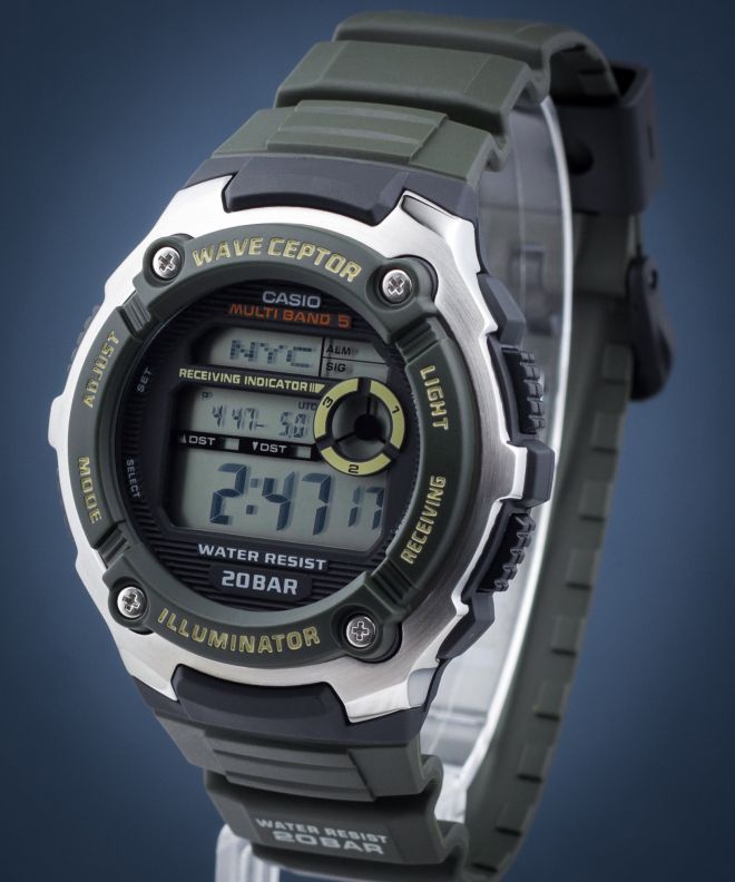 Casio WV-200R-3AEF - Zegarek Waveceptor • Zegarownia.pl