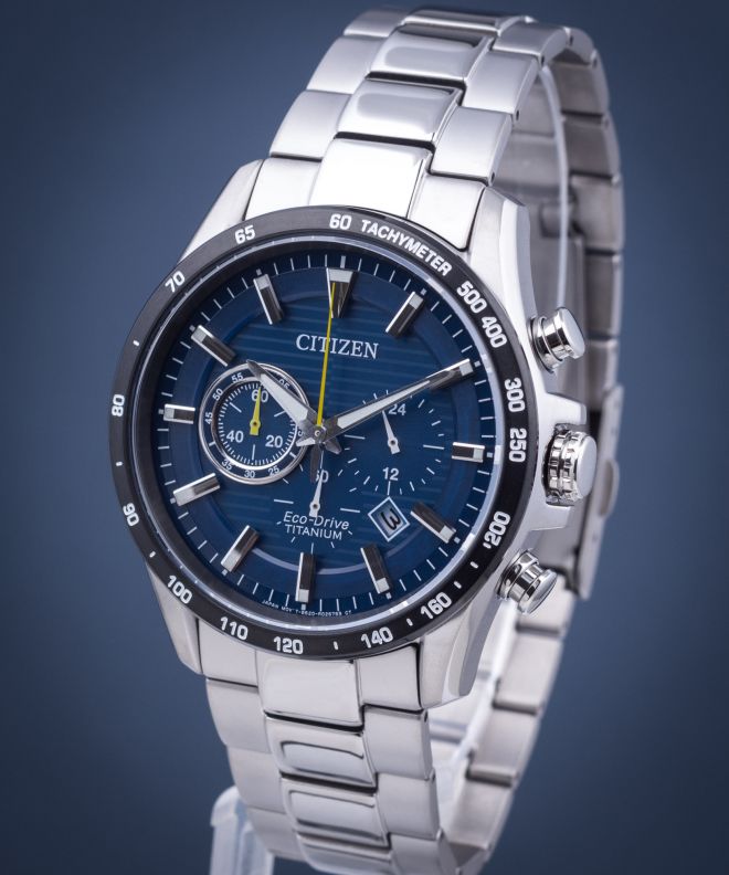 Citizen CA4444-82L - zegarek Super Titanium Eco-Drive Chronograph ...