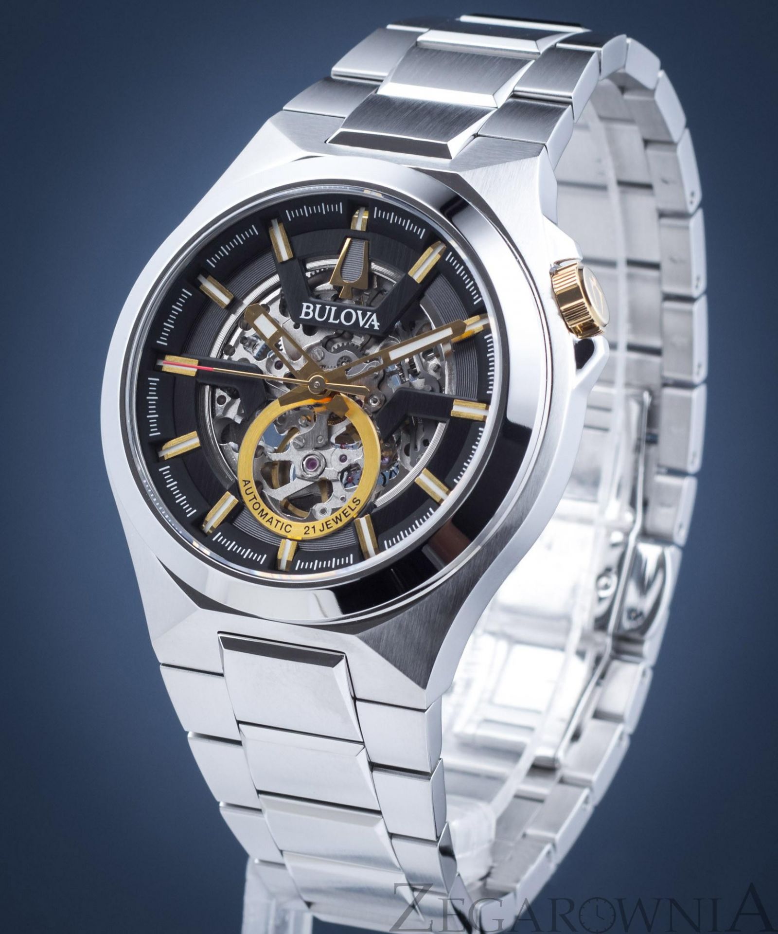 Bulova 98A224 - Zegarek Maquina Automatic • Zegarownia.pl