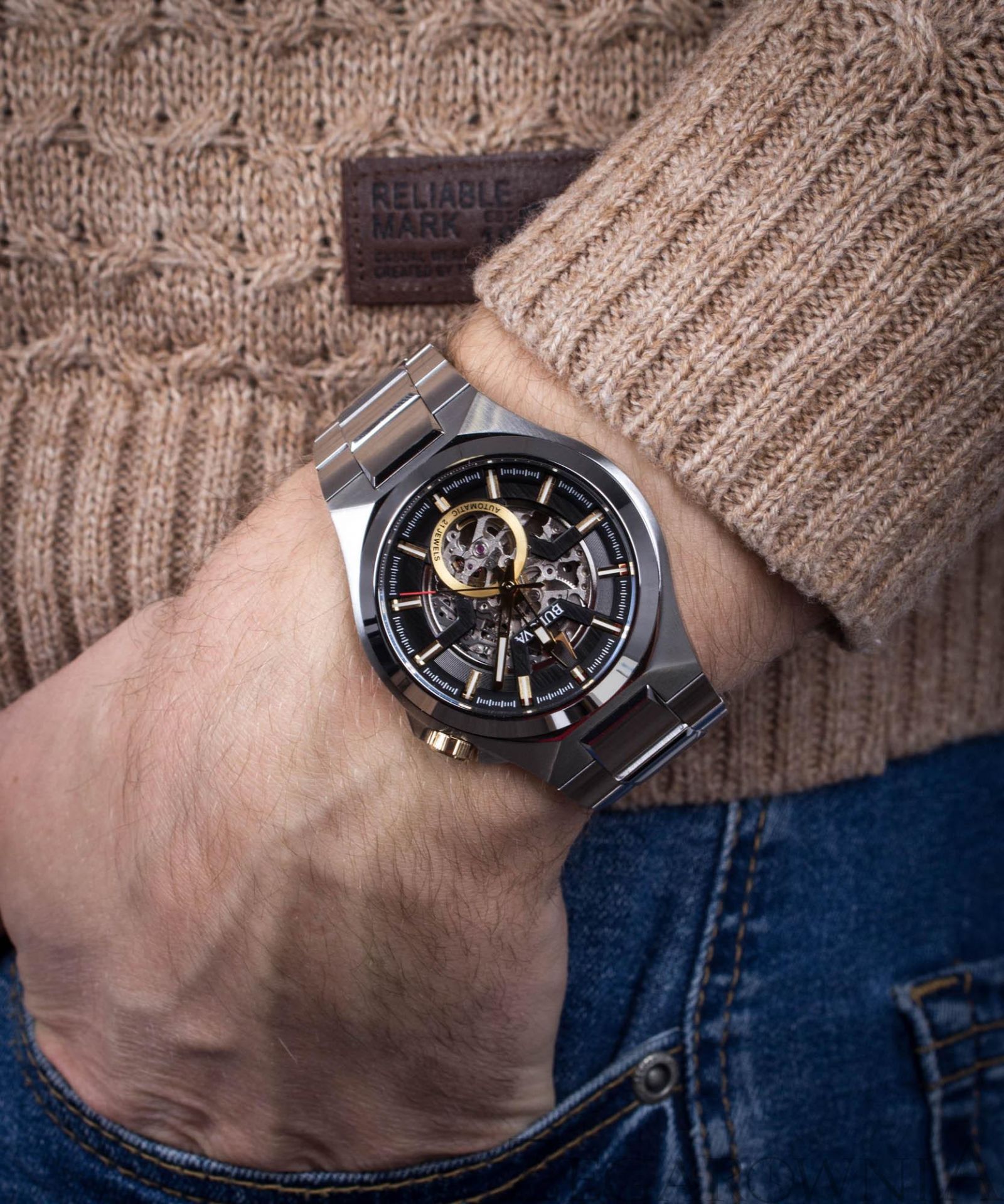 Bulova 98A224 - Zegarek Maquina Automatic • Zegarownia.pl