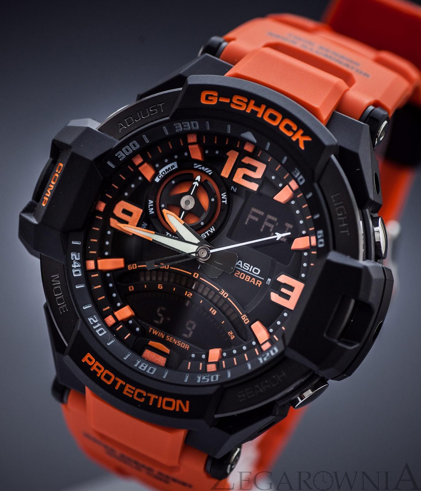 Casio GA-1000-4AER - Zegarek G-SHOCK Gravity Defier • Zegarownia.pl