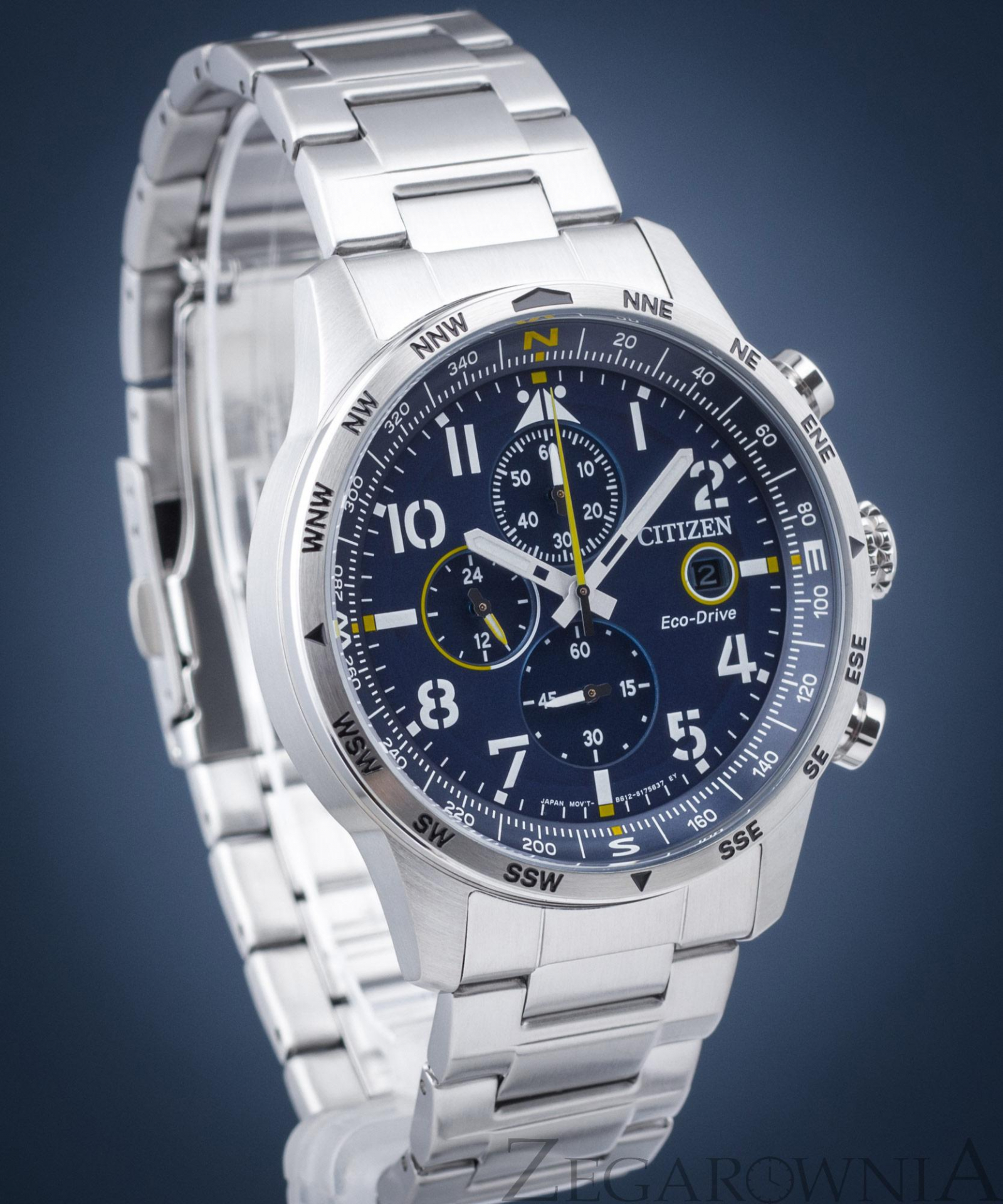 Citizen CA0790-83L - Zegarek Pilot Chrono Eco-Drive • Zegarownia.pl