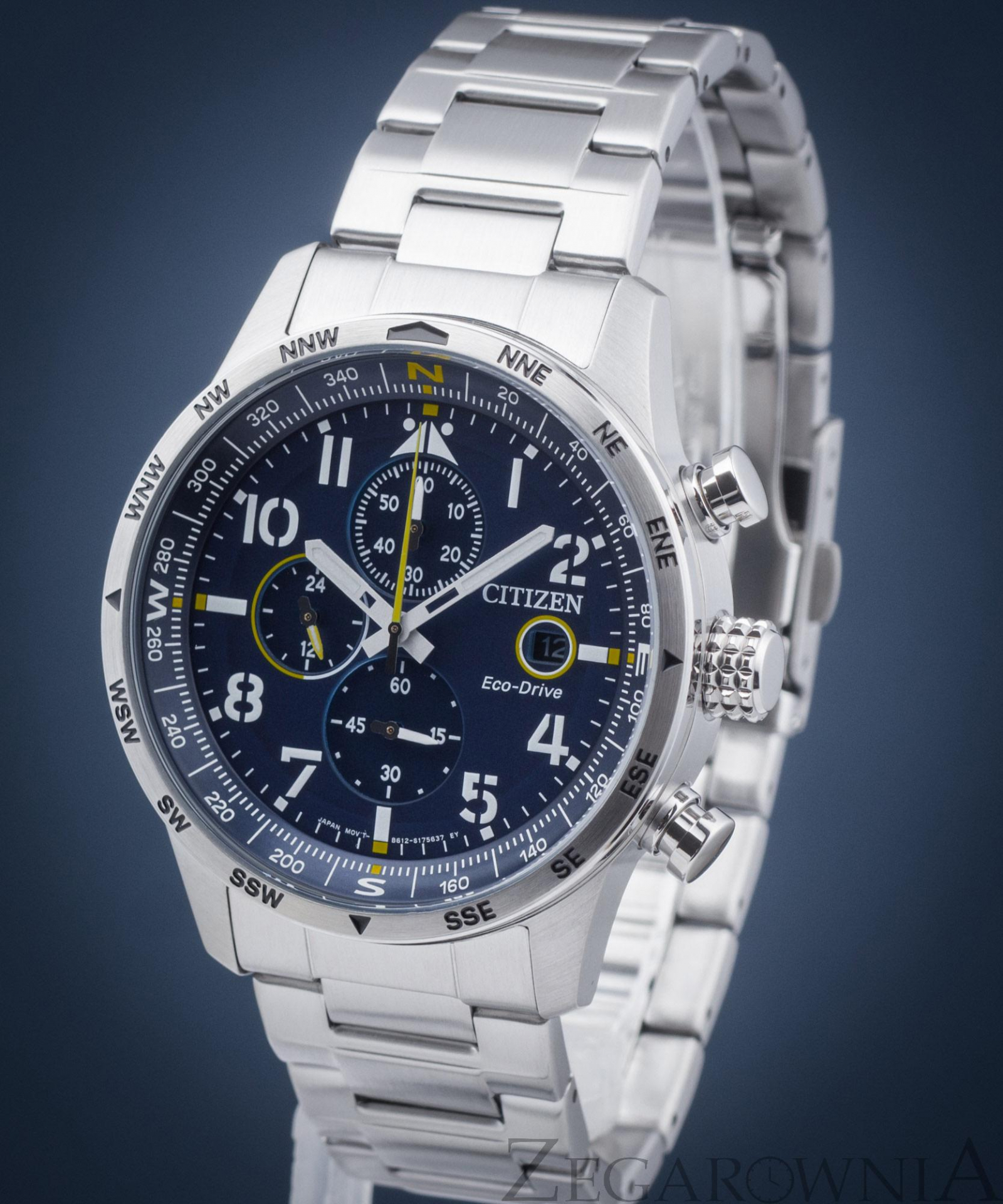 Citizen CA0790-83L - Zegarek Pilot Chrono Eco-Drive • Zegarownia.pl