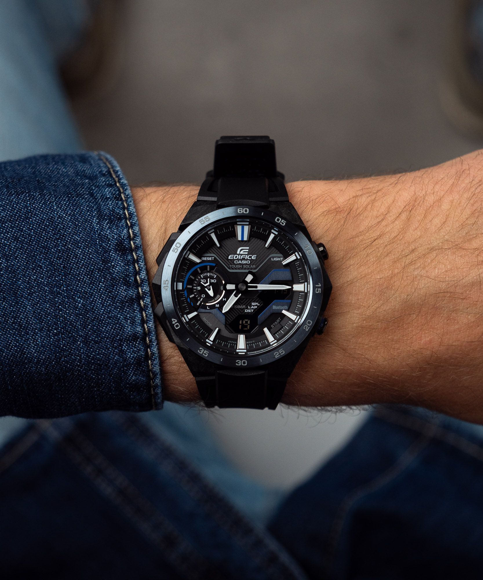 Casio Edifice ECB-2200PB-1AEF - Zegarek Windflow • Zegarownia.pl