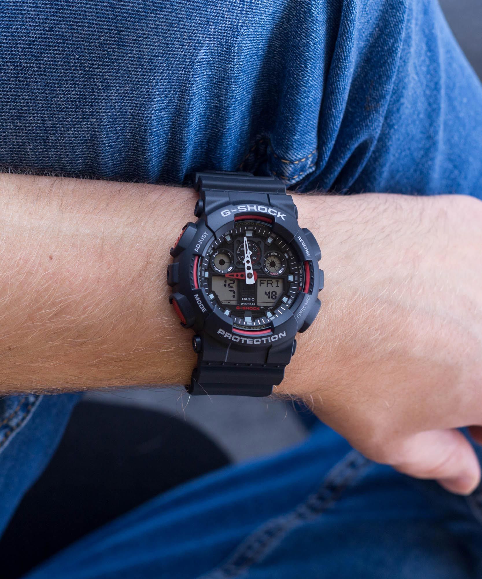 Casio GA-100-1A4ER - Zegarek G-SHOCK • Zegarownia.pl