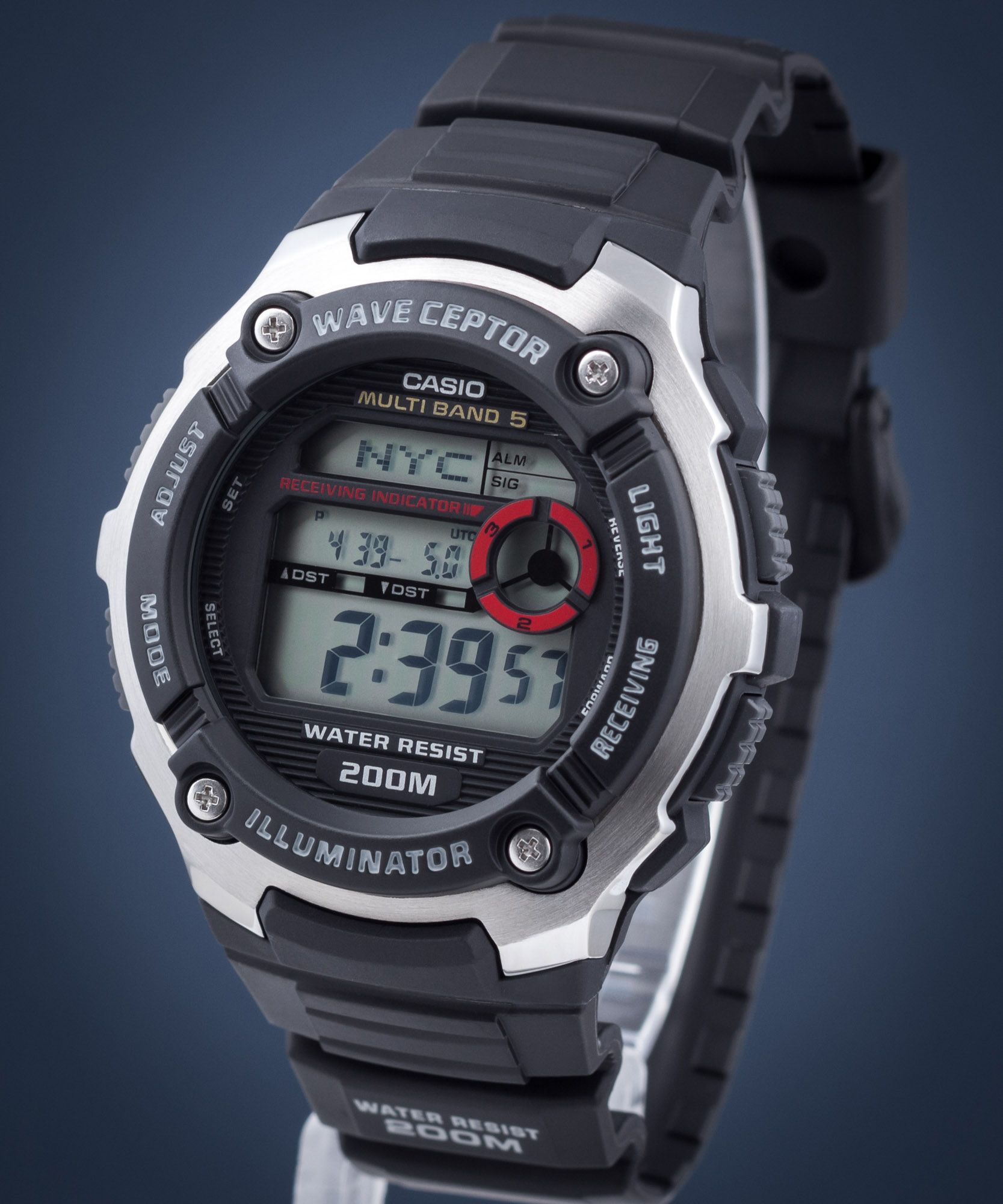 Casio WV-200E-1AVEF - Zegarek Waveceptor • Zegarownia.pl