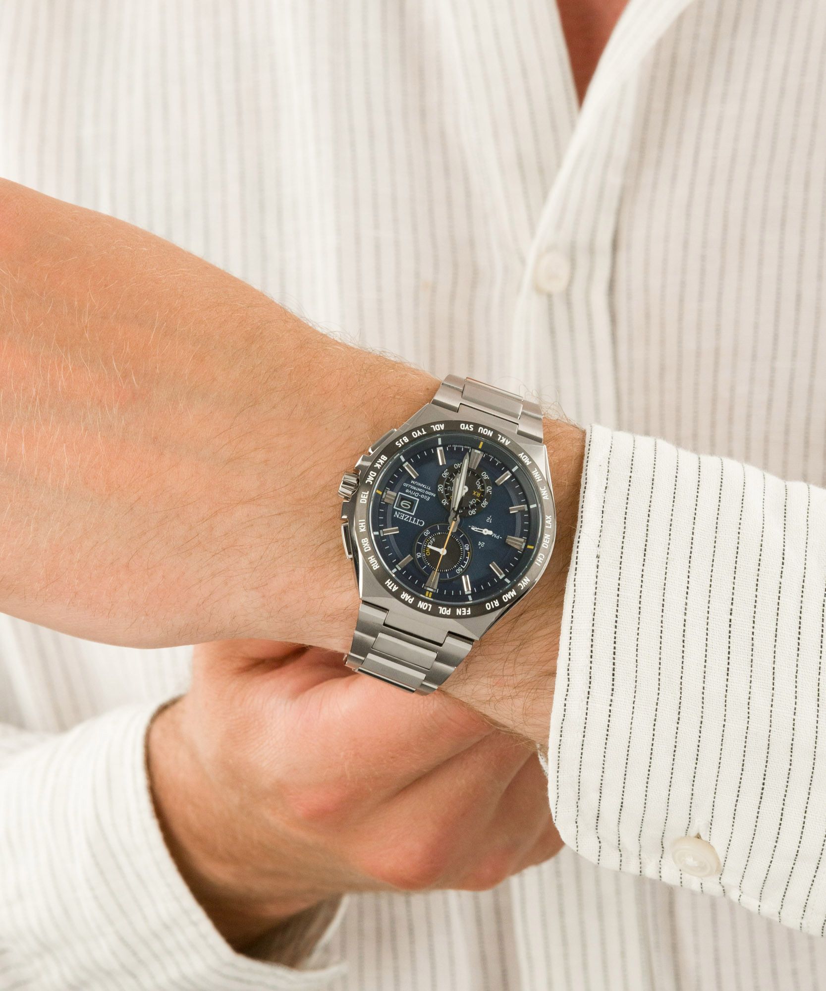 Citizen AT8234-85L - Zegarek Radio Controlled Super Titanium Eco-Drive ...