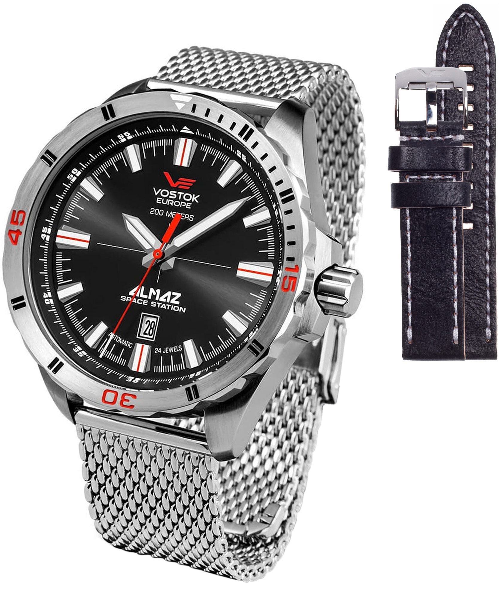 Vostok Europe NH35A-320A258-4432 - Zegarek Almaz Space Station ...