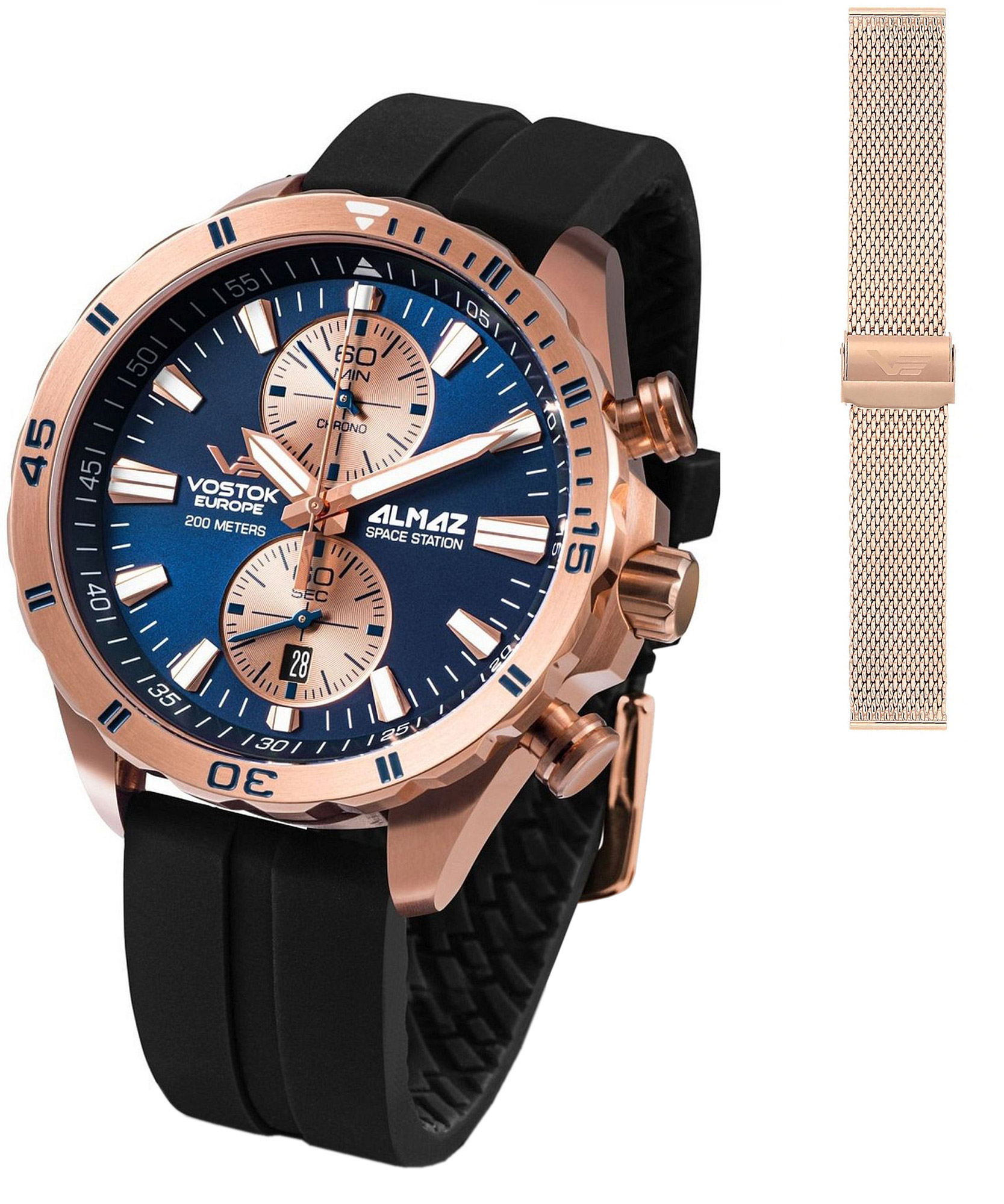 Vostok Europe 6S11-320B660B-7372 - Zegarek Almaz Space Station ...