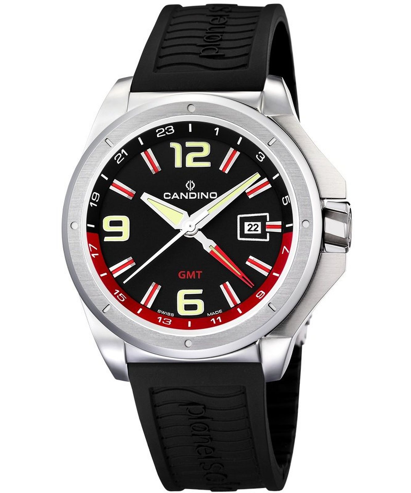 Candino C4451/4 - Zegarek Planet Solar GMT • Zegarownia.pl