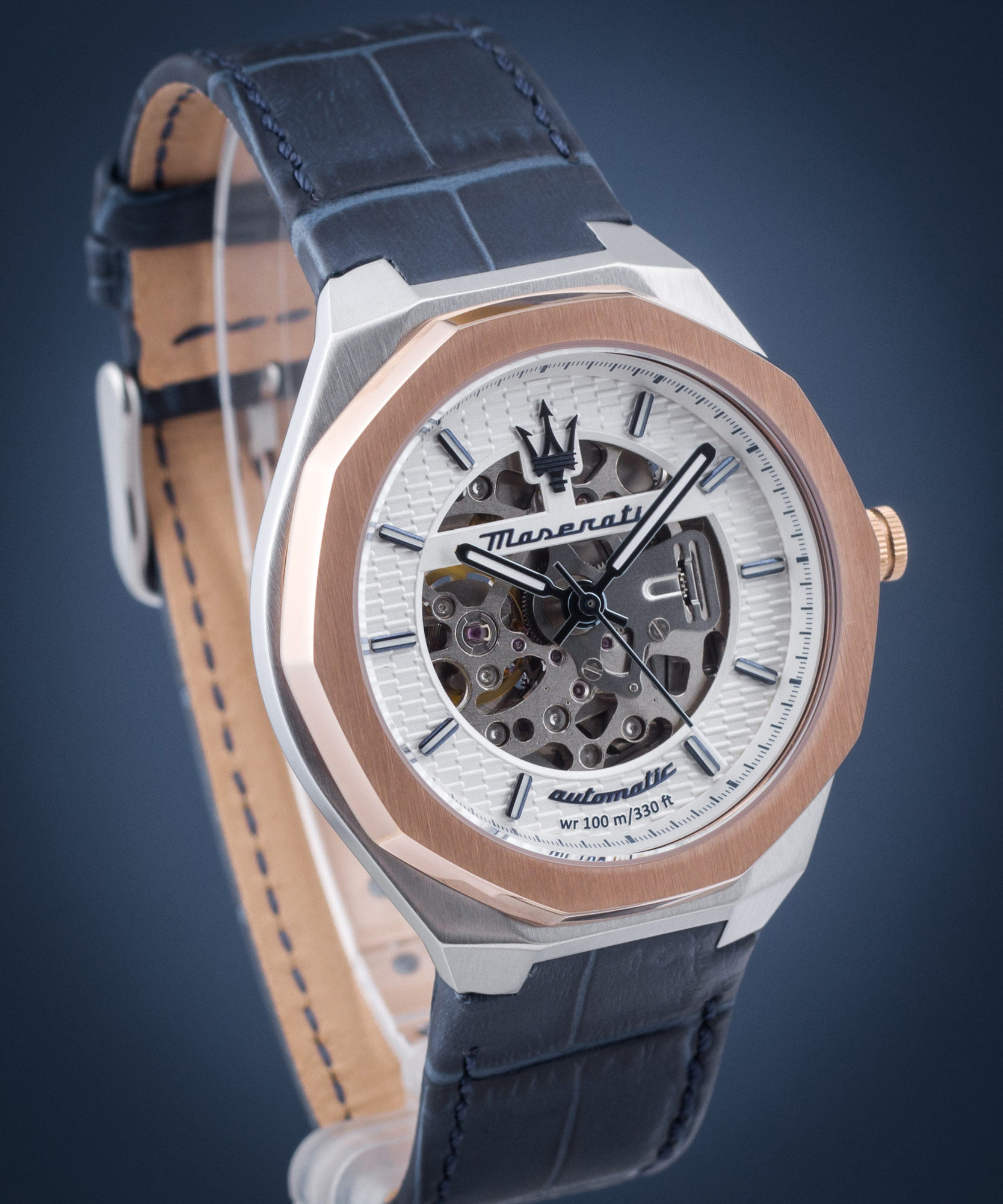 Maserati R8821142001 - Zegarek Stile Skeleton Automatic • Zegarownia.pl