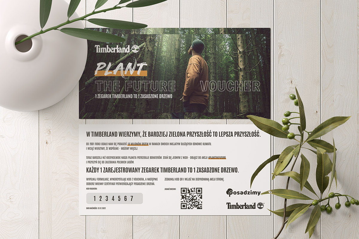 Posadź drzewo z Timberland - kampania "Plant The Future" | Zegarownia ...